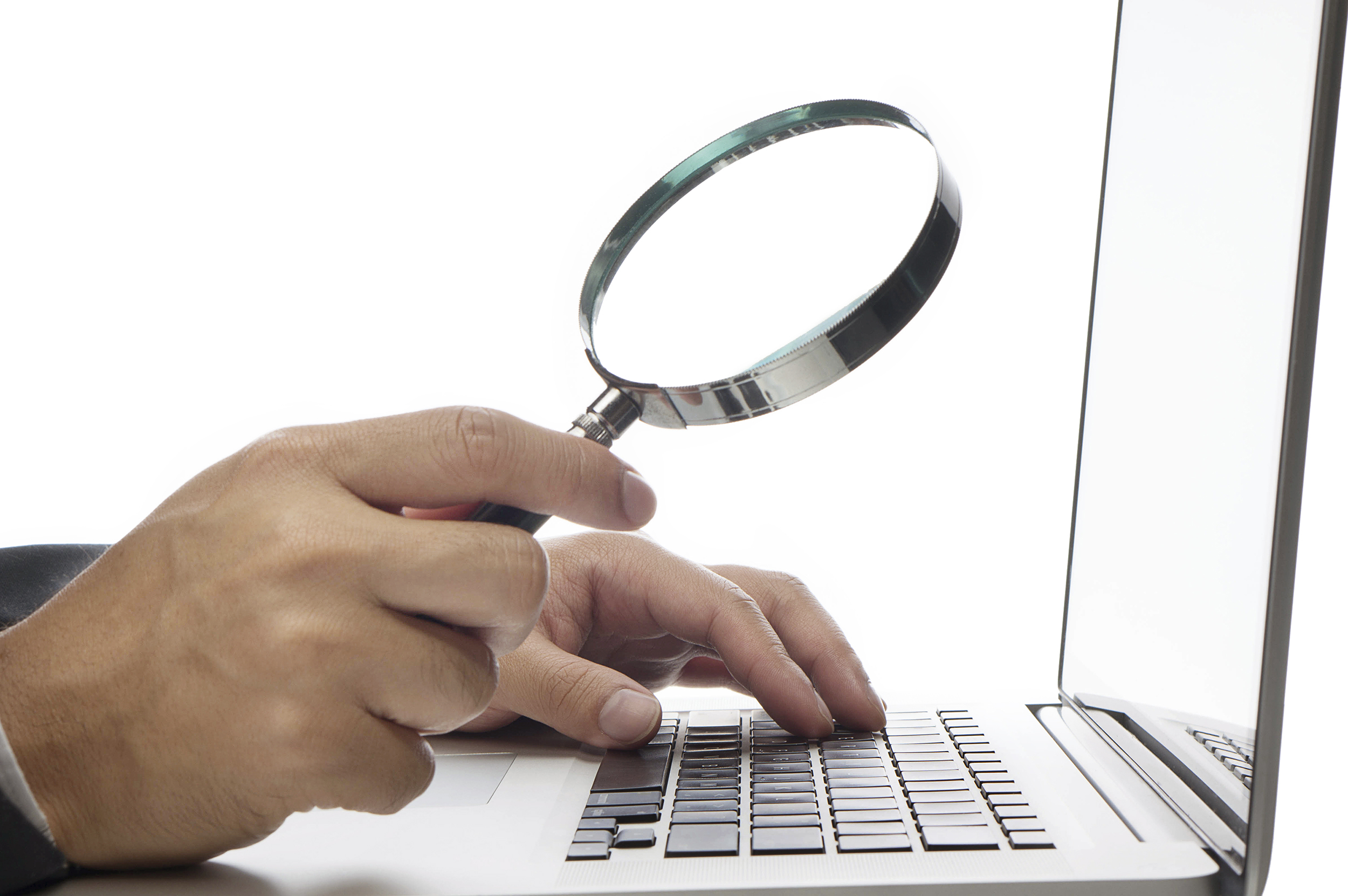 Asset Searches PlusSearching concept. - Asset Searches Plus